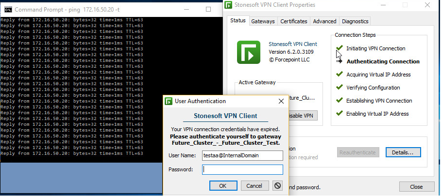 Client VPN authentication timeout