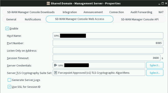 SMC Web Access Setup
