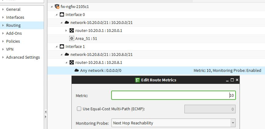 How to Use Static Route Monitoring and OSPF for Default Route Failover