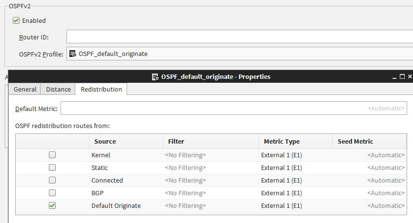 How to Use Static Route Monitoring and OSPF for Default Route Failover