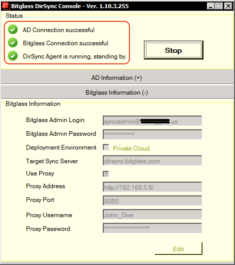 AD Agent – Using an Upstream Proxy To Connect to Forcepoint ONE Portal
