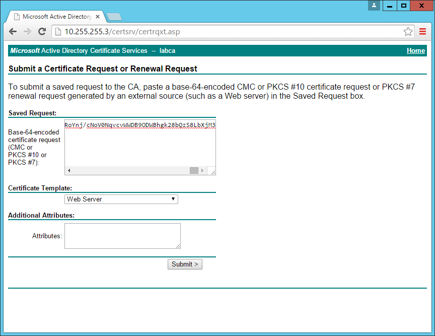 Creating an SSL Certificate for Content Gateway manager with Active ...