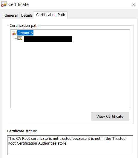 Installing the Forcepoint Security Manager Certificate as a Trusted ...