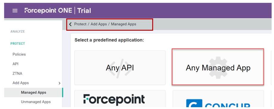 Steps on deploying Forcepoint ONE as a SAML IdP for Terranova Security ...