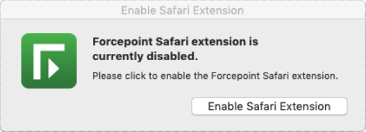 Enabling the Forcepoint DLP Endpoint Safari Extension on Jamf-Managed Mac Endpoint Machines