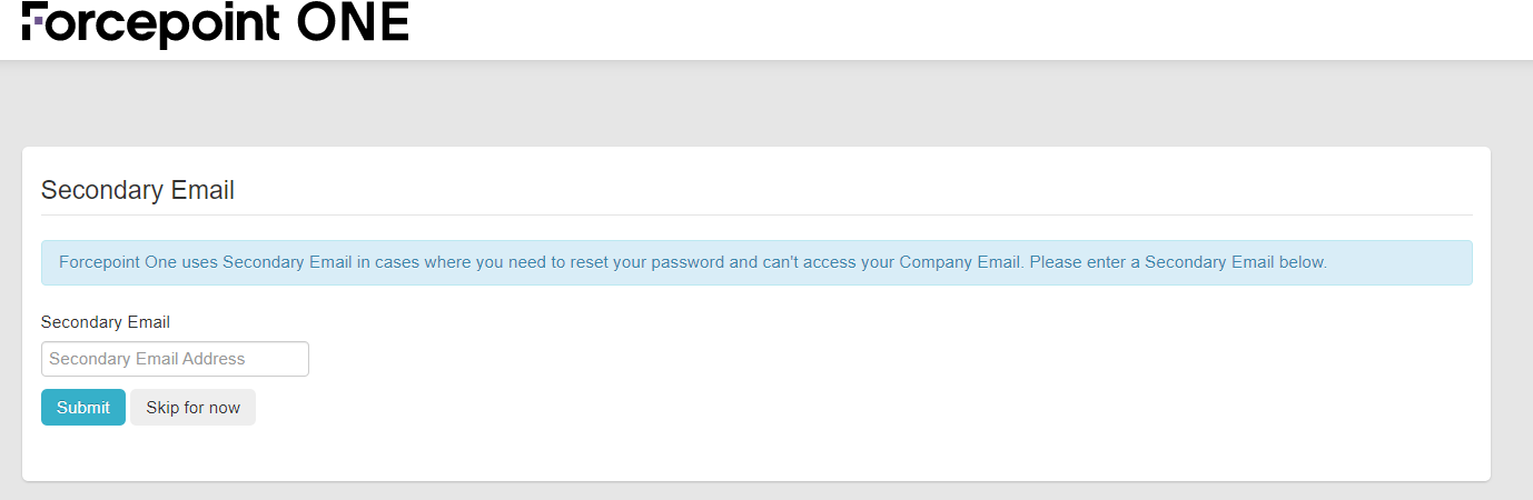 Getting Started with Forcepoint ONE SSE