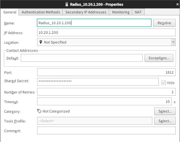 How to Configure NGFW to Use RADIUS Authentication