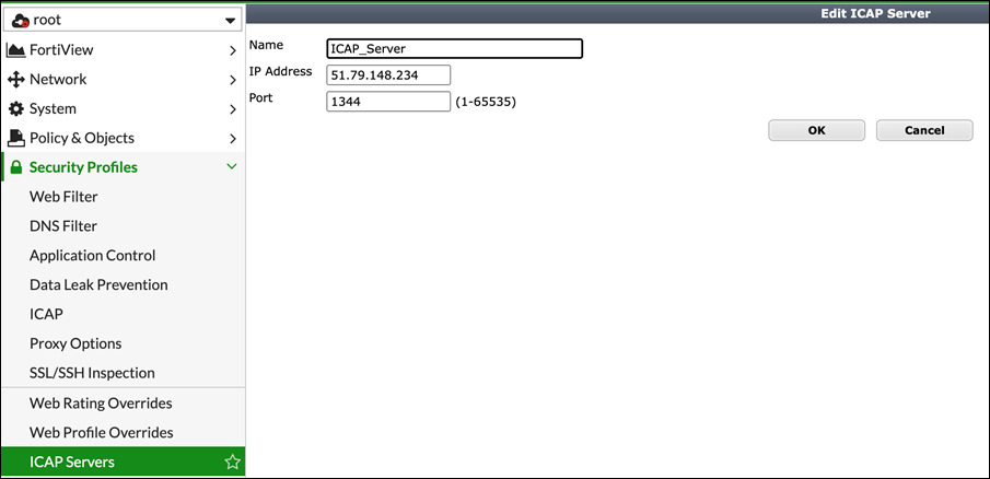 How to integrate Forcepoint RBI with Web Gateway which supports ICAPS (Secure ICAP) and ICAP