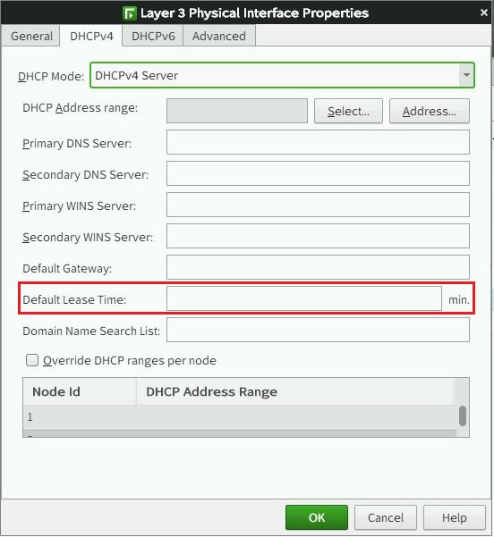 How to Modify the NGFW Internal DHCP Server Lease Time
