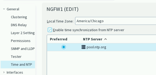 Time synchronization with NTP in Forcepoint FlexEdge Secure SD-WAN ...