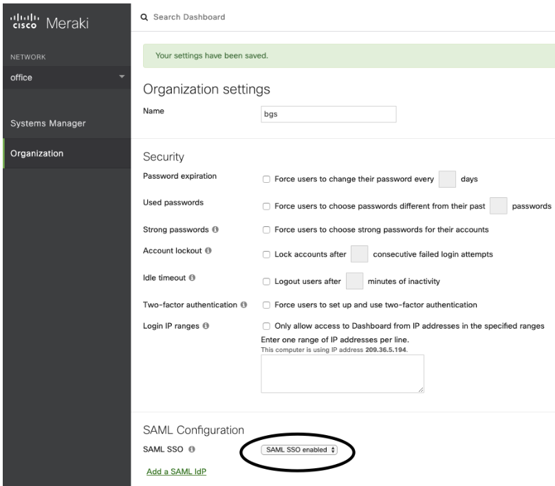Configuring Forcepoint ONE as an IdP for Custom Application – Meraki