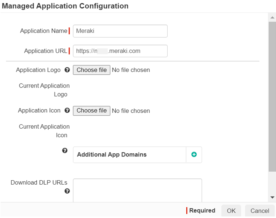 Configuring Forcepoint ONE as an IdP for Custom Application – Meraki