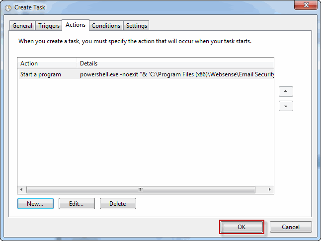 Creating an automatic VPN connection script for TRITON AP-DATA Email Gateway