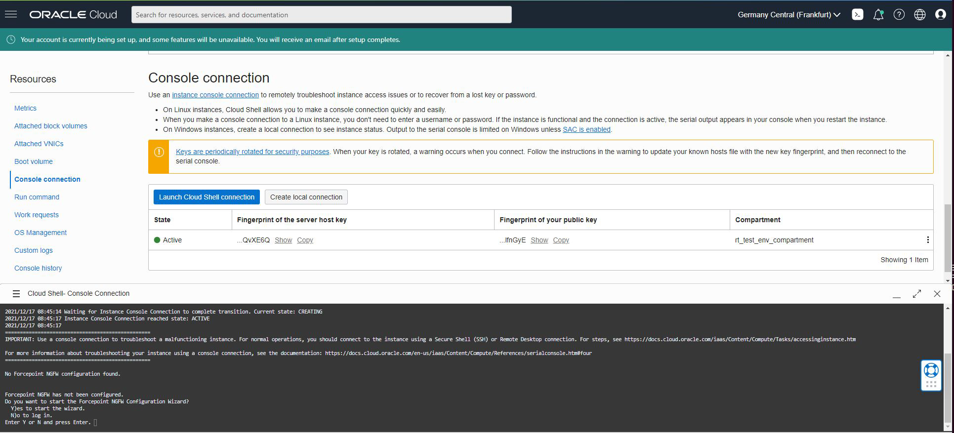 Deploying Forcepoint NGFW Engine in Oracle Cloud Infrastructure (OCI)