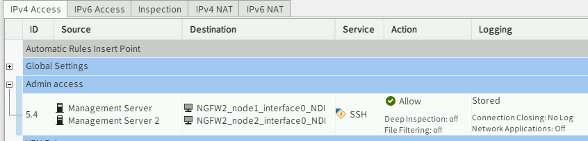 How to Allow SSH Access to NGFW Engines