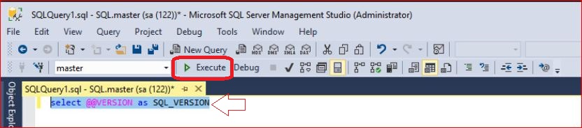 Identifying the SQL Server Version