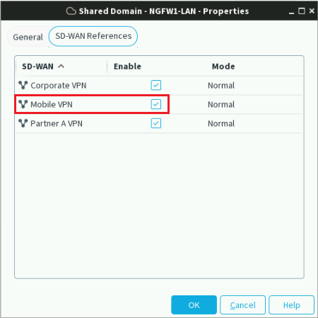 How to configure a Secure SD-WAN Engine Mobile VPN