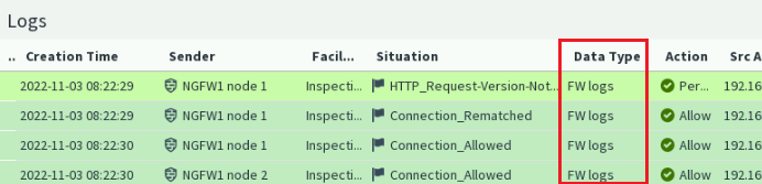 How to Modify SMC Log Export Fields