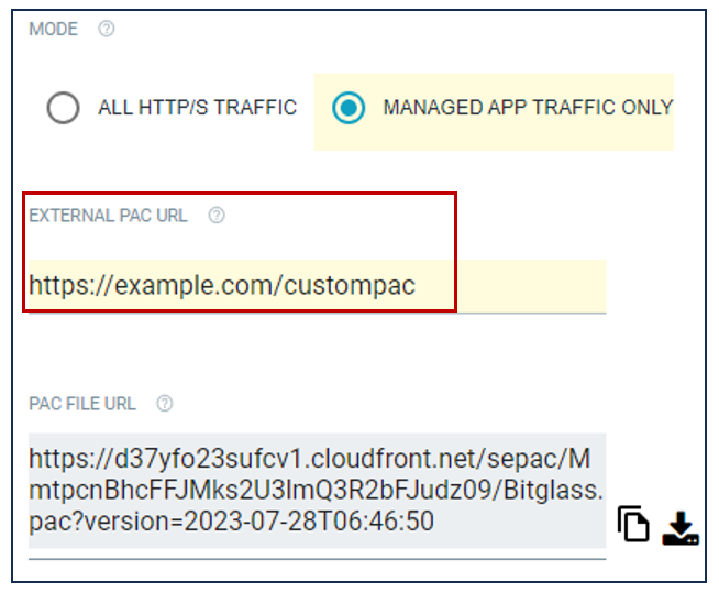 Can I merge my Existing PAC file with Bitglass/Forcepoint One PAC file?