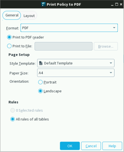 How to Export/Print a NGFW Policy
