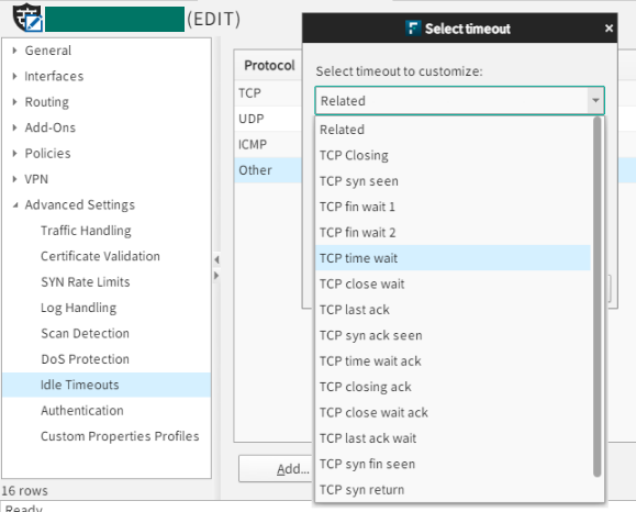 Connection Idle Timeouts with NGFW - Best Practices and How to Define