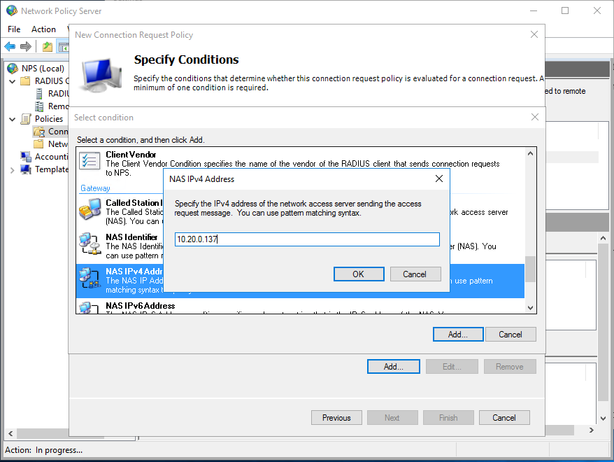 How to Setup Secure SD-WAN Engine User Authentication with Windows Network Policy Server (NPS)
