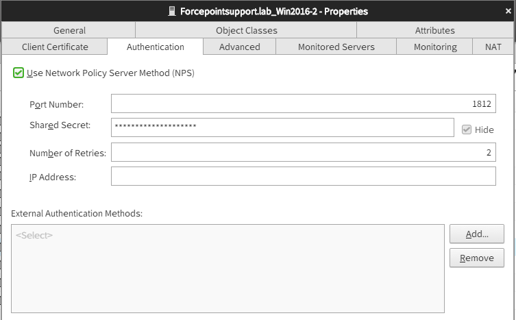 How to Setup Secure SD-WAN Engine User Authentication with Windows Network Policy Server (NPS)