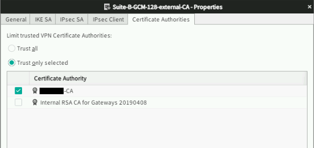 How to Use Externally Signed Certificate for VPN Client Gateway Firewall