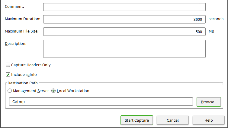 How to Use the Capture Traffic Tool in the SMC
