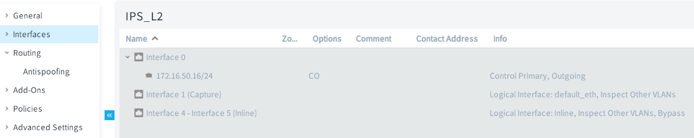IPS and Layer 2 Firewall Element Migration to Engine with Layer 2 Interfaces Recommended before ...
