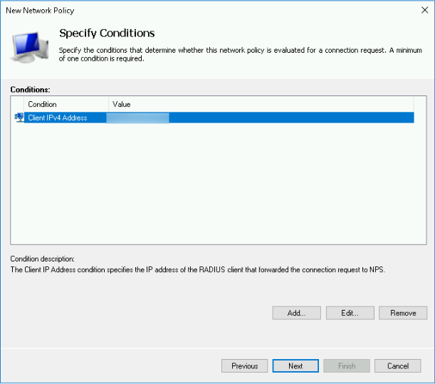 SMC authentication using Windows Network Policy Server (NPS)