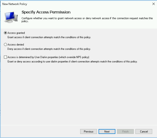 SMC authentication using Windows Network Policy Server (NPS)