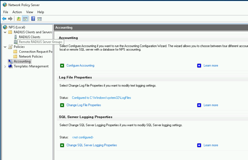 SMC authentication using Windows Network Policy Server (NPS)