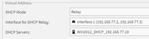 VPN Client Virtual Address DHCP Pool Selection