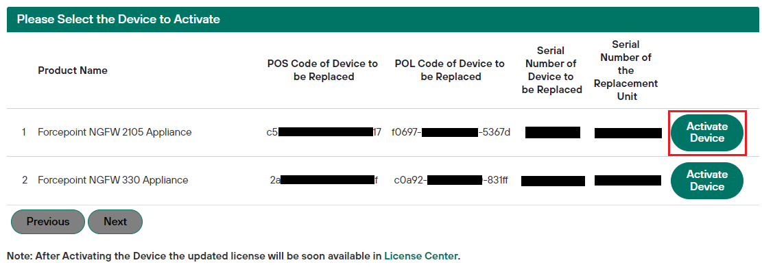 How to Activate NGFW RMA Replacement Device