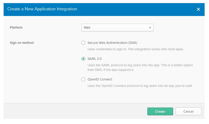 Configuring Okta for single sign-on