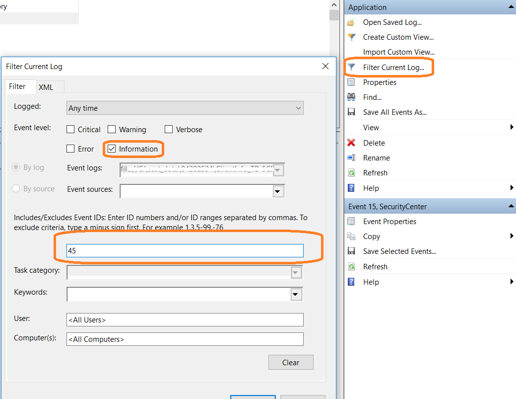 Using Event Viewer to Determine Conflicts Between Forcepoint Endpoint and Symantec Endpoint ...