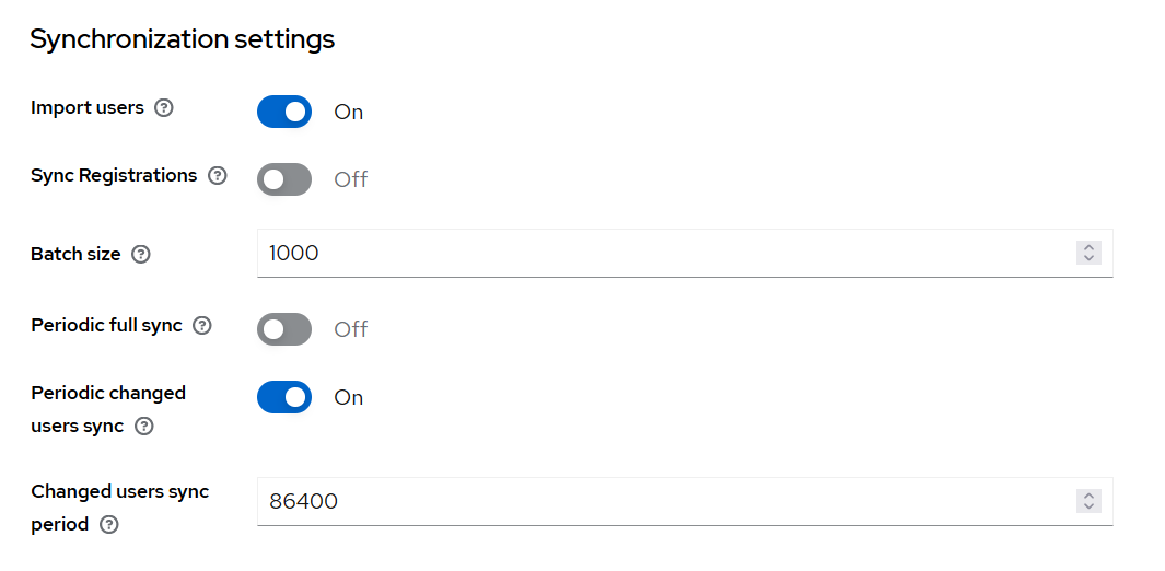 Keycloak User Federation Configuration (LDAP/AD)