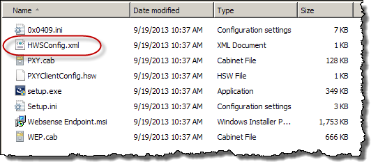Forcepoint Web Security Endpoint installation for Hybrid
