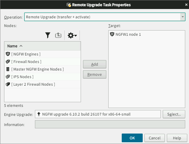 How to Upgrade Security Engine (NGFW) Locally or Remotely through SMC